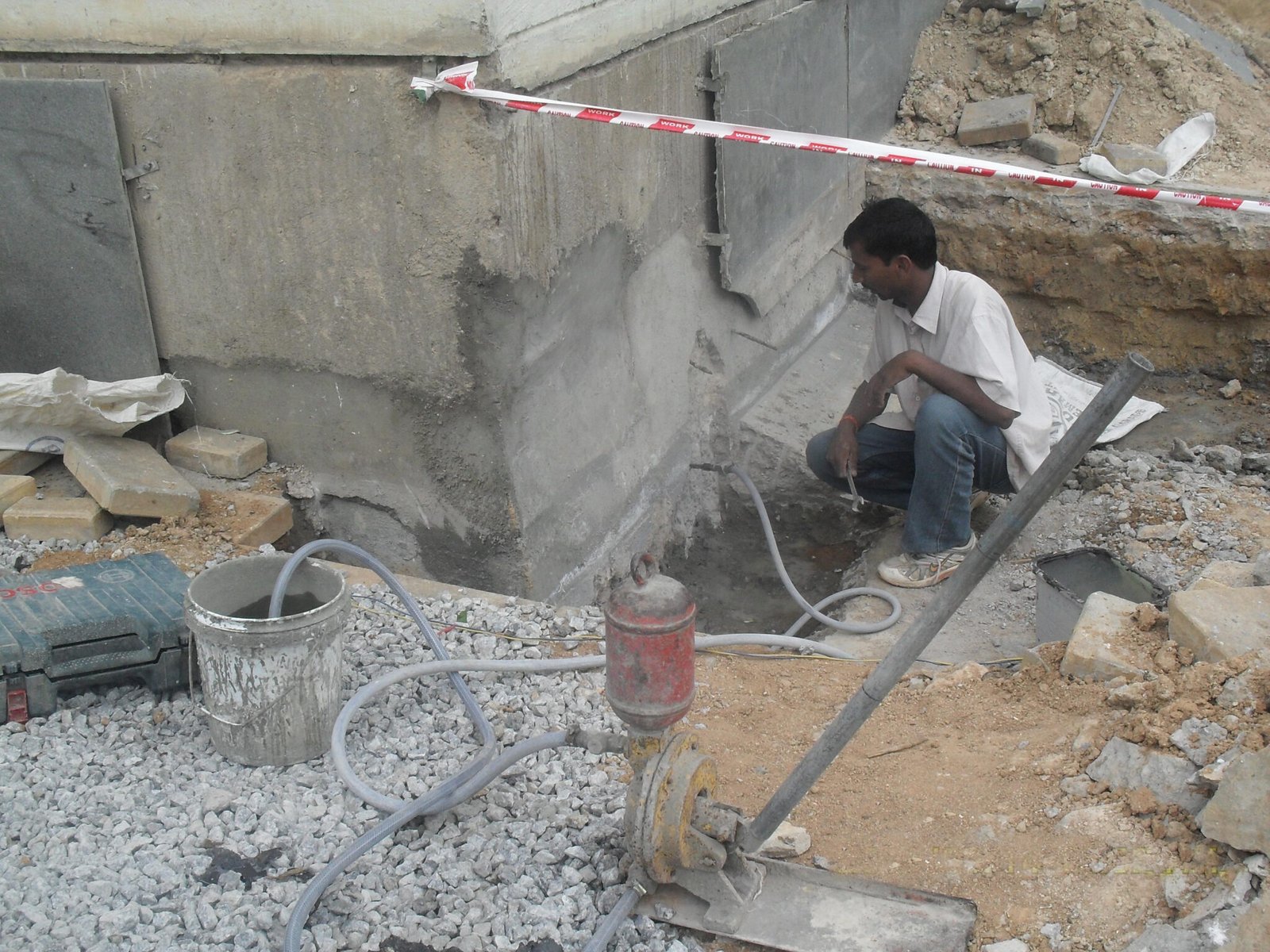 Low-Pressure Grouting Works – SHUBAM TECHNO BUILD (INDIA) PVT. LTD.